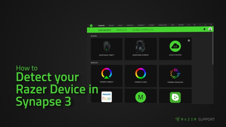 How to Get Razer Synapse to Detect Headset
